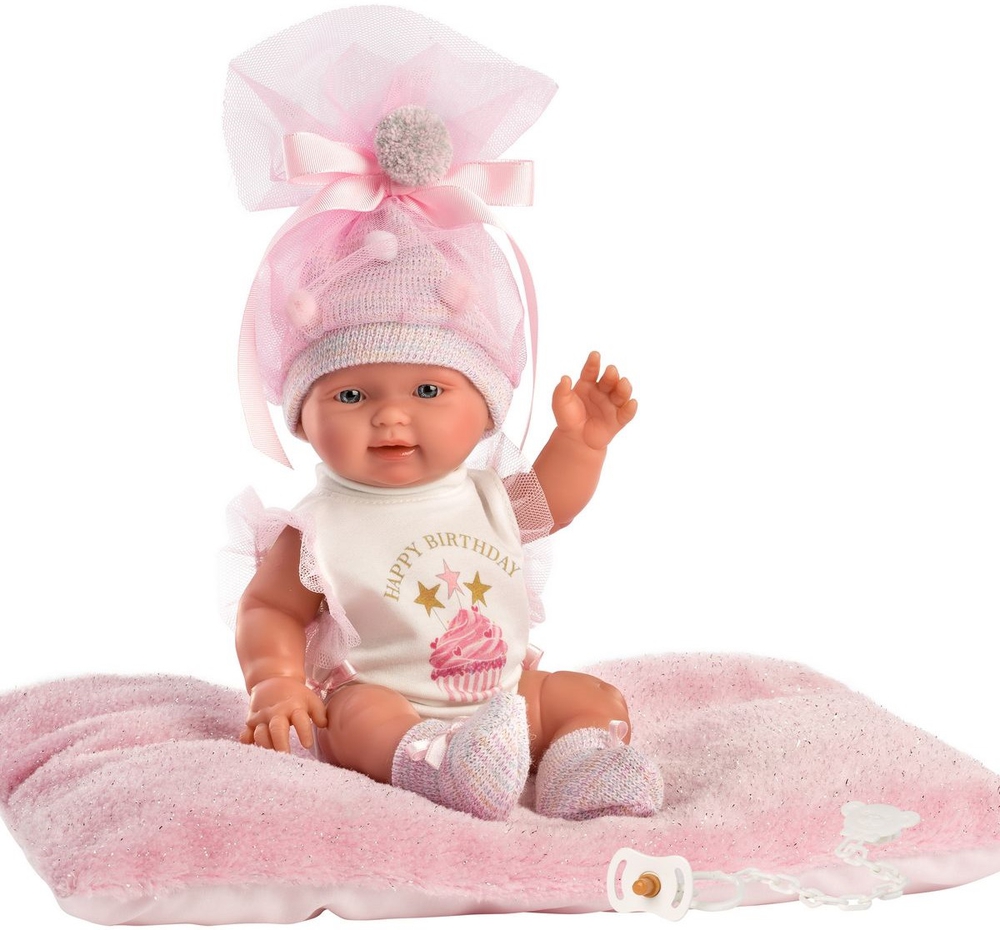 Kukulla Bebita Happy Birthday, 26cm – Peekaboo