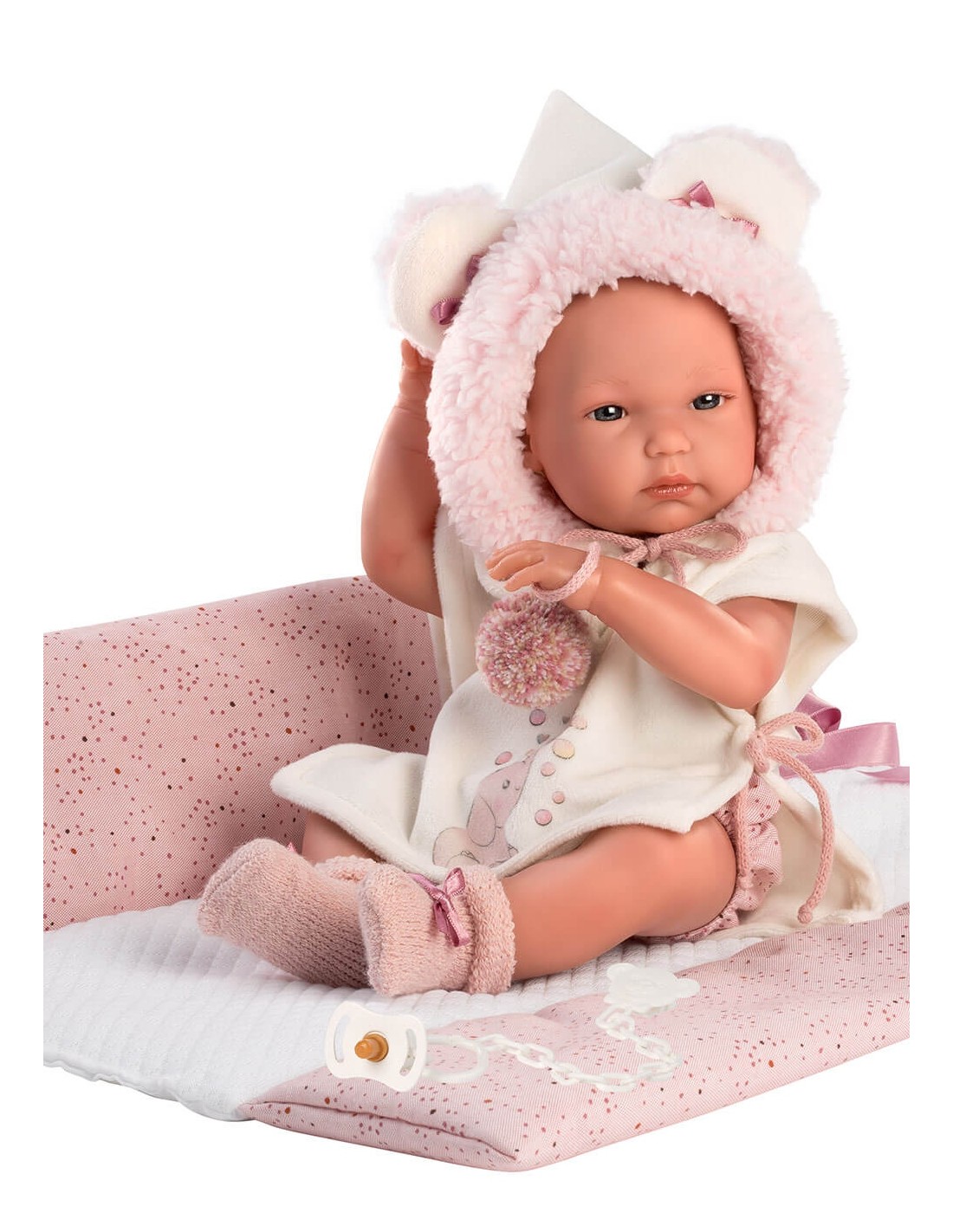 Kukulla e porsa lindur Bimba, 35 cm – Peekaboo